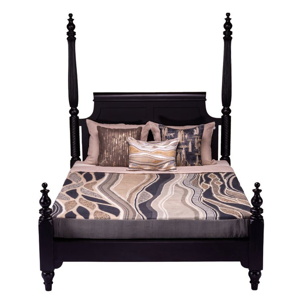 Boab Natural Bed Cover – Luxurious Linen with Bold Prints, King Size B ...